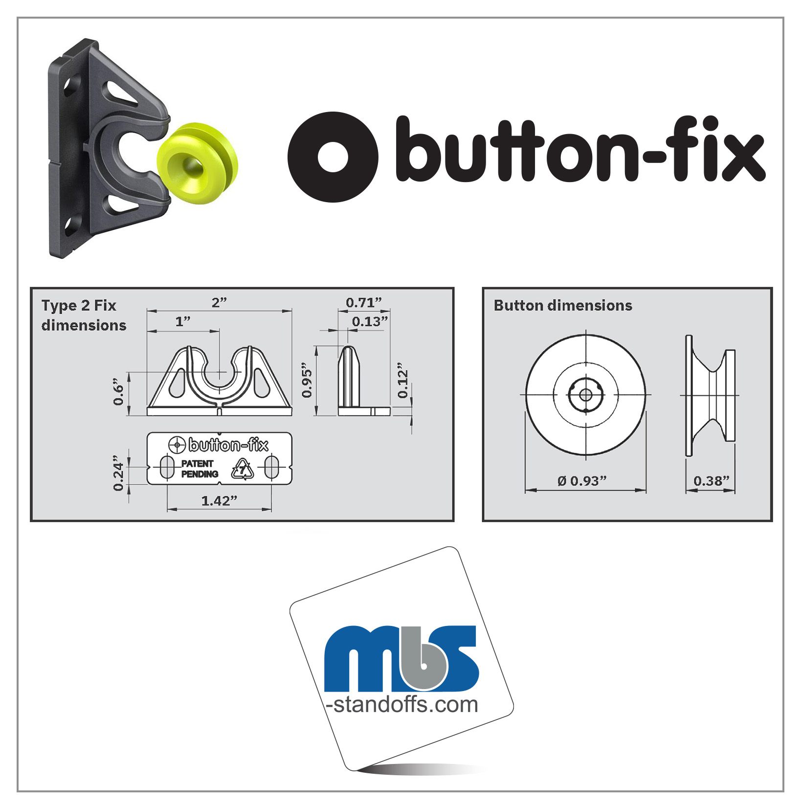 Type 2 Fix, for 90º Panels | MBS Hanging
